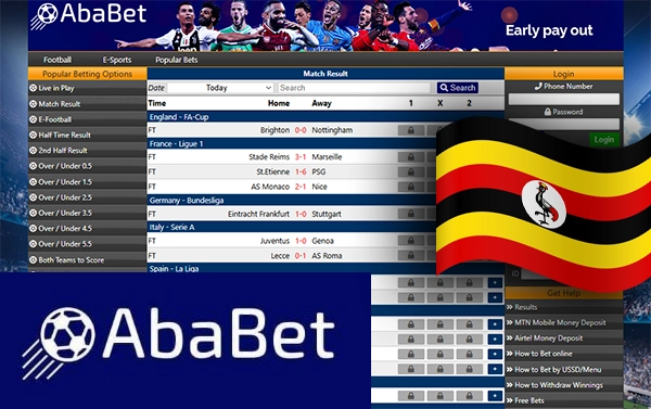 AbaBet UG Official Betting Site with Deposit and Withdrawal Guide